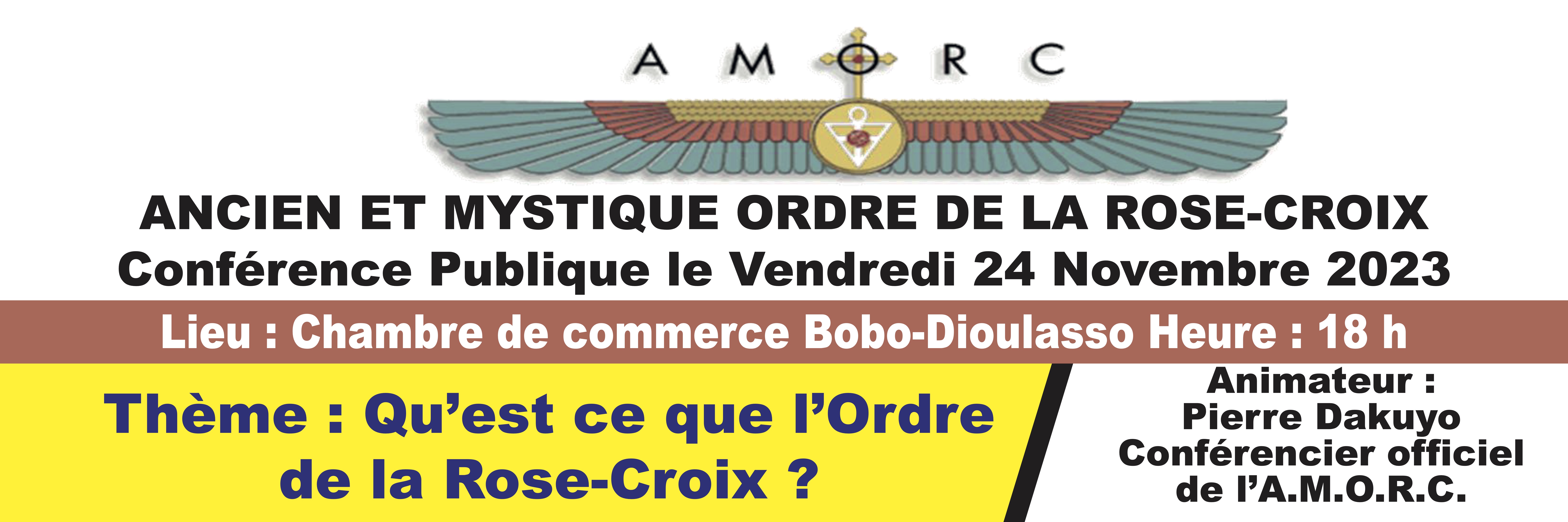 Conférence Publique - La Rose-Croix en Afrique